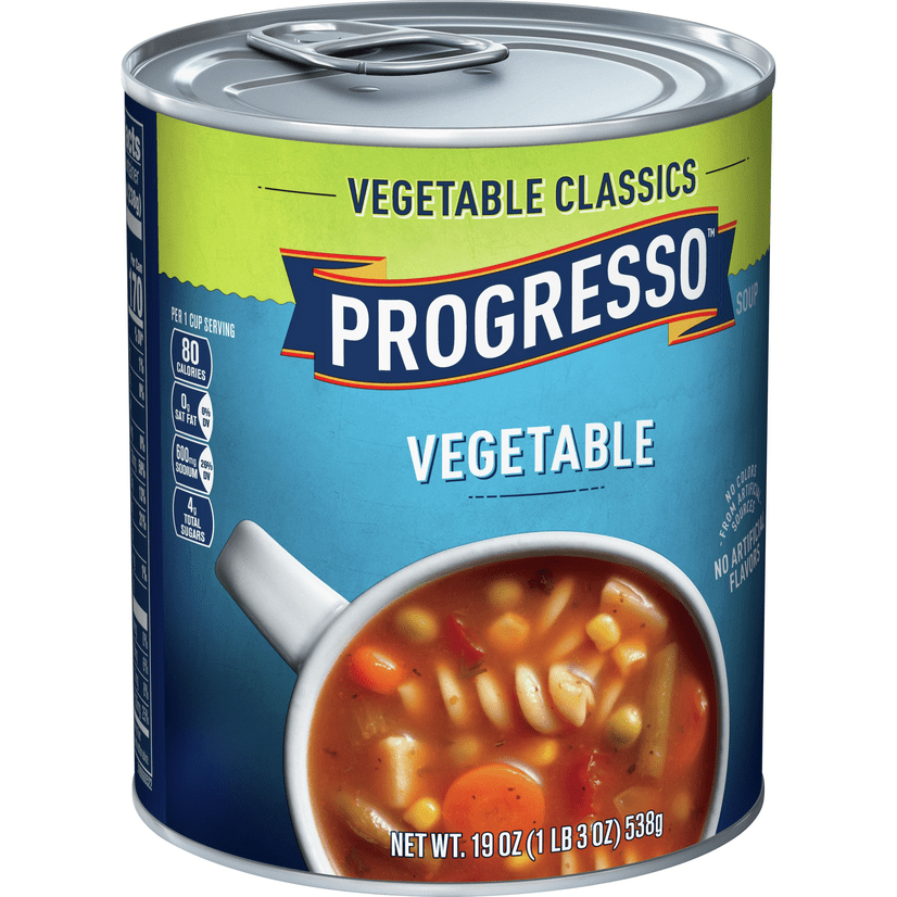 Progresso Vegetable Classics Soup, Vegetable, 19 oz - Walmart.com ...