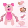 Plush Dog Chew Toy–2026 Squeaky Monkey with Rope&Crinkle Paper ...
