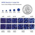 BEADSLAND 6736PCS Hotfix Rhinestones for Crafts, 5 Sizes, SS6-SS30 ...