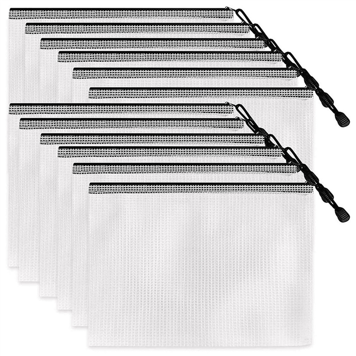 Click here for Unbranded 36 Pcs Zipper File Bag A4 Zipper Mesh Ba... prices