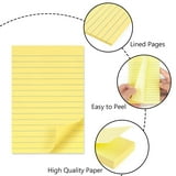 Tripumer 10 Pack Self Sticky Note Adhesive Lined Sticky Notes Pads 4 x ...