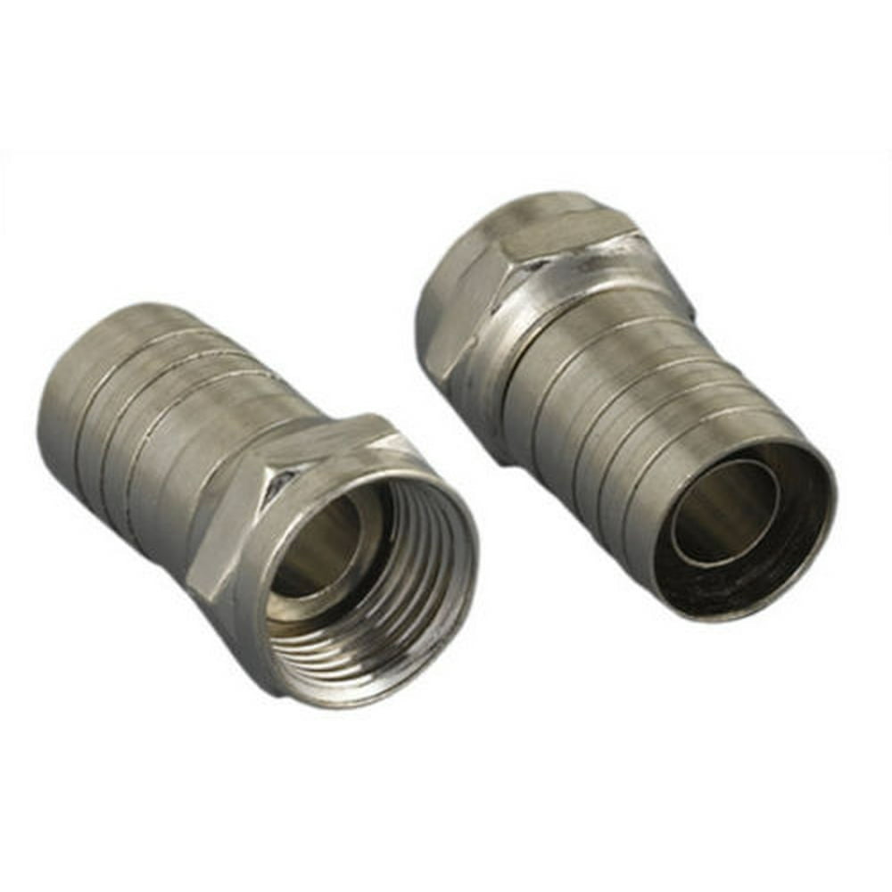 Kentek F-type crimp style male adapter connector for coax coaxial RG59 ...