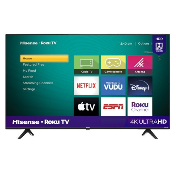 Smart TV Hisense Hisense 58 Pulgadas Roku LED 4K HDR 58R6E3 | Walmart en línea