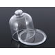 Mini Stand with Dome, Glass Food Preservation with Lid, 4.1 in ...