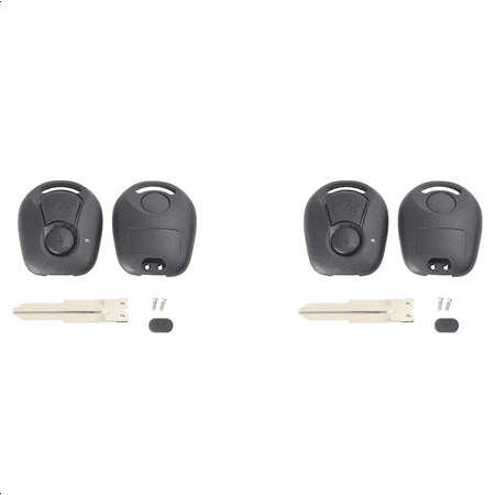 2X 2 Buttons Remote Key Shell for Actyon Kyron Rexton Uncut Blade Key ...