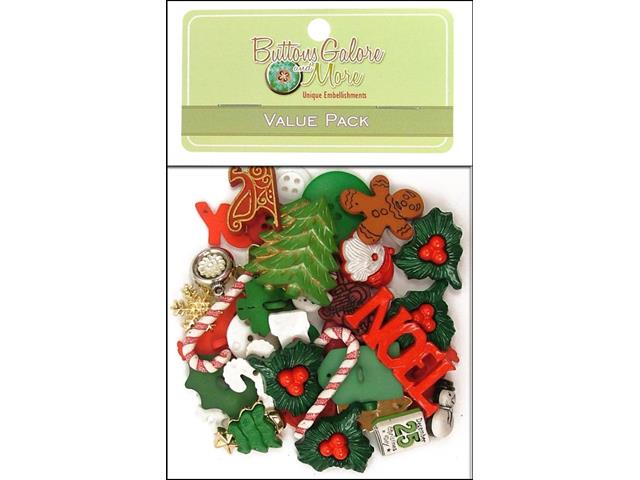 Buttons Galore Theme Value Pk Holiday - Walmart.com