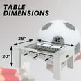 Hanover Foosball Coffee Table in White - Walmart.com