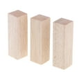 3/5Pcs Balsa Wood Dowel Rods Blocks - Hardwood Dowels - Craft Dowels ...