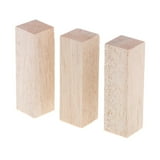 3/5Pcs Balsa Wood Dowel Rods Blocks - Hardwood Dowels - Craft Dowels ...