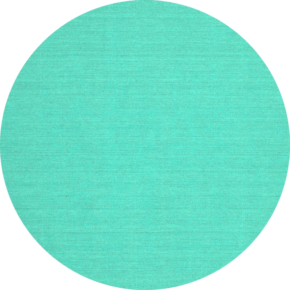 Ahgly Company Indoor Round Solid Turquoise Blue Modern Area Rugs, 5 ...