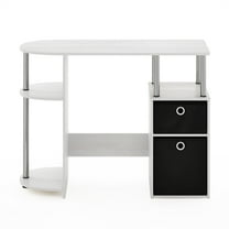 Furinno JAYA Simplistic Study Desk, Easy Assemble, Sturdy with Storage ...