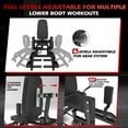 Hip Abductor Machine, Adductor/Abductor Plate-Loaded Leg Training ...