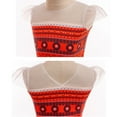 Girls Moana Princess Dress Halloween Birthday Outfits Dress Two-Pieces ...