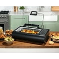 Open Box Gourmia Food Station Indoor Smokeless Grill Cooking Black ...