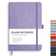 1pc Blank Journal Notebook, 192 Pages, A5 Medium Size (5.7'' x 8.3 ...