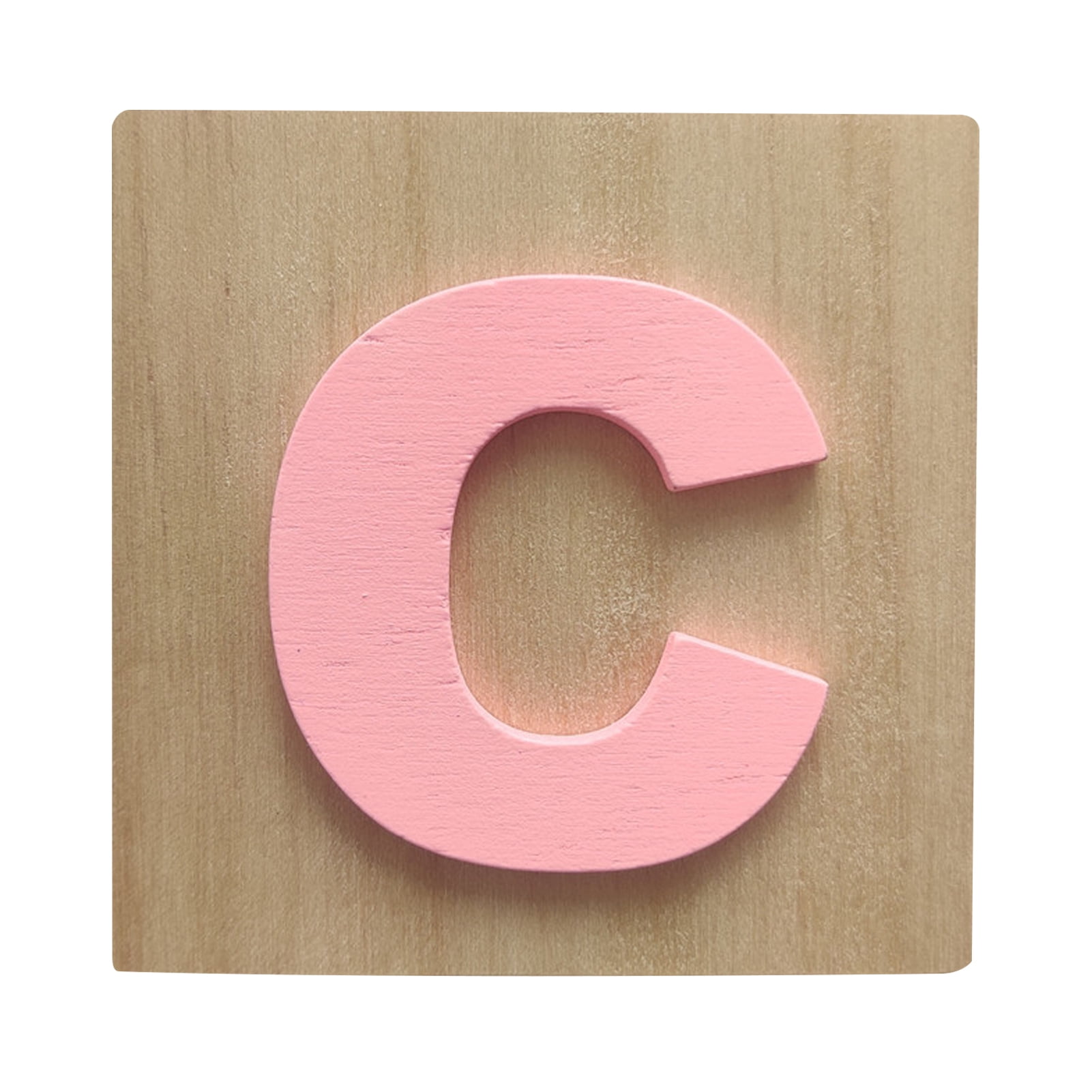 Farfi Alphabet Block Nordic Style Ornamental Pine Wood Portable 26 ...