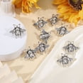 10Pcs Zinc Alloy Lapel Pin Backs for Backpack Clothes Bee Silver 27 ...