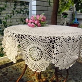Cotton Handmade Crochet Lace Tablecloth Doilies Doily - Walmart.com