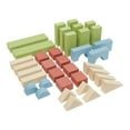 Kaplan Early Learning Company Jumbo Foam Colored Blocks - 36 Pieces ...