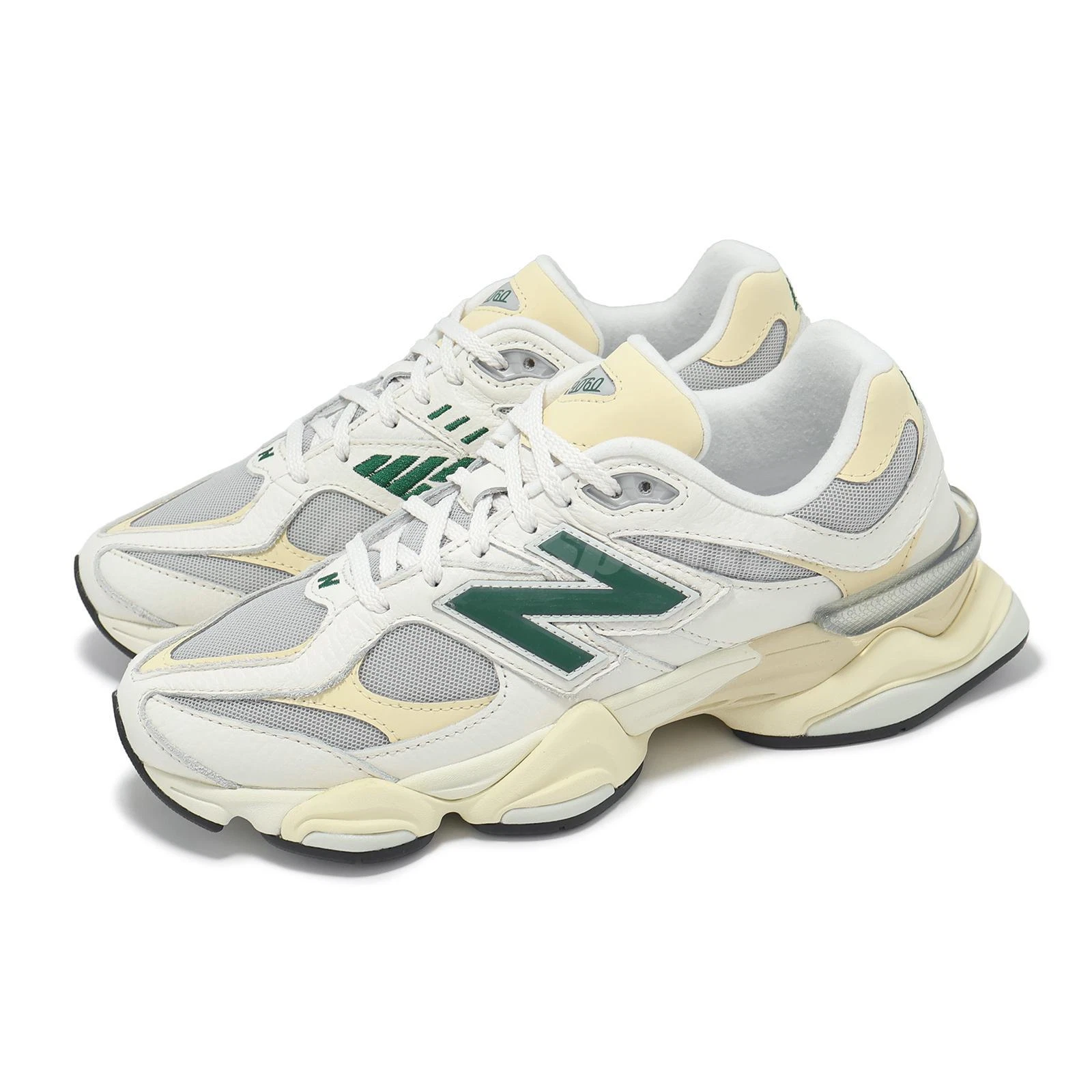 New Balance 9060 NB Sea Salt Marsh Green Men Unisex Casual Shoes ...