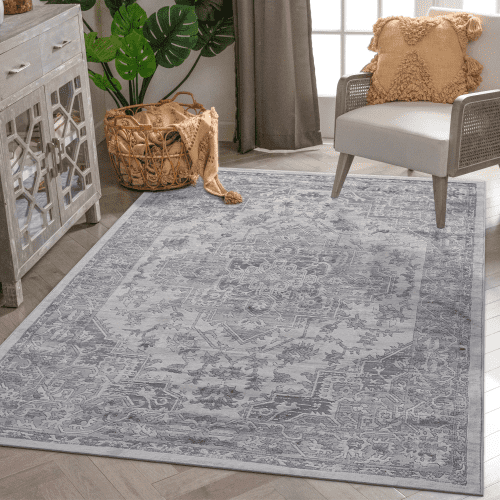 Click here for Unbranded 5x7 Silver / Oriental Area Rug prices