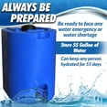WaterPrepared 55-Gal Stackable Utility Water Tank: Durable Plastic ...