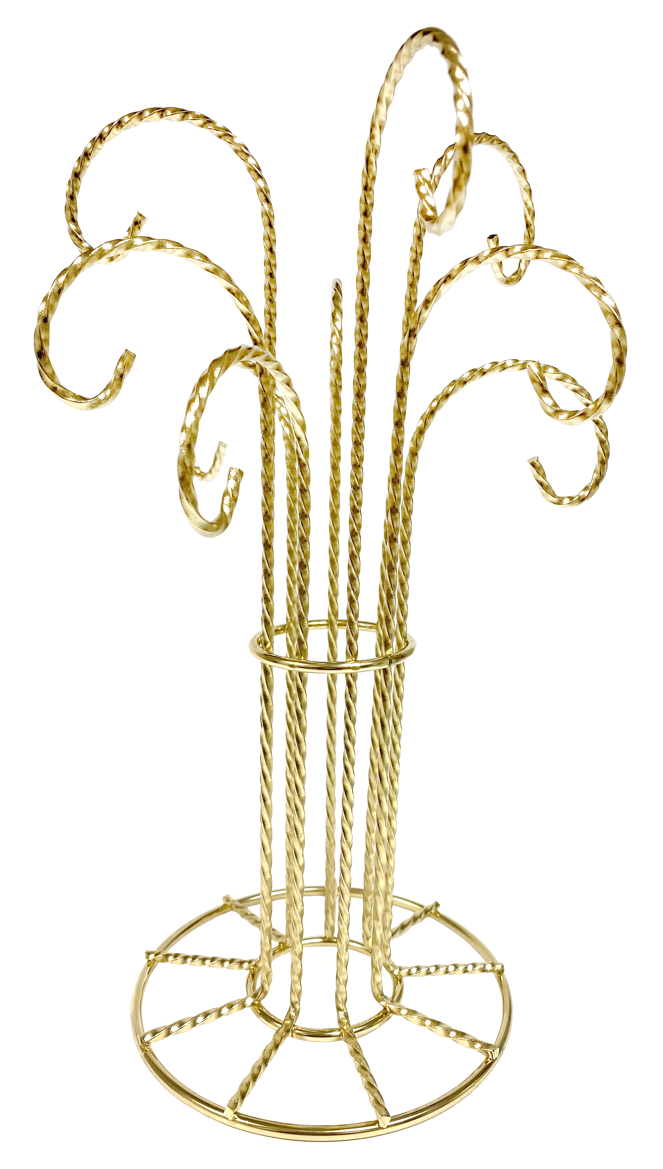National Artcraft® Gold-Finish Twisted-Wire Ornament Display Stand with ...
