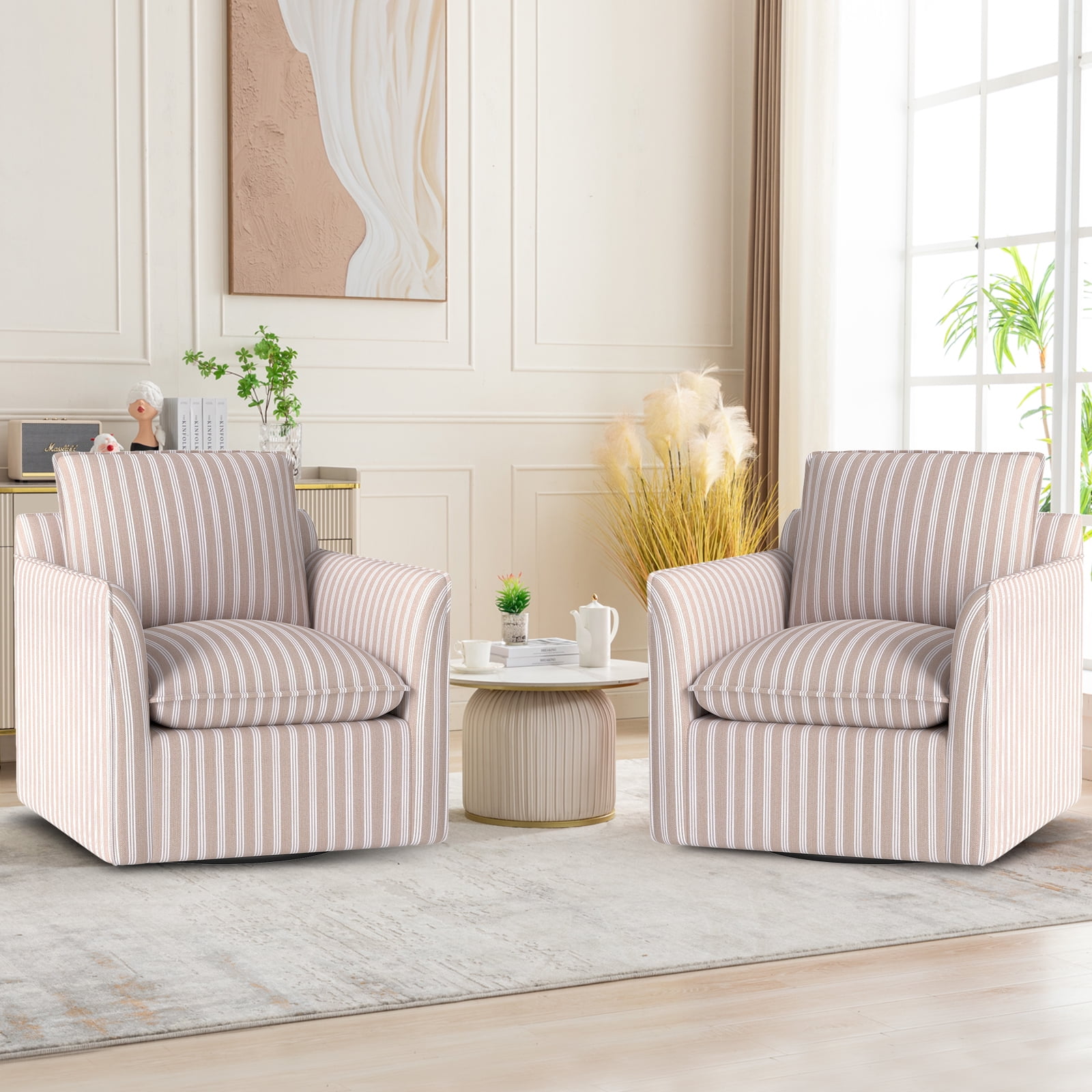 Click here for Bonzy Home Swivel Accent Chair Set Of 2  Modern Wi... prices