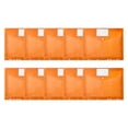 10PCS Plastic Document Folder, Transparent File Organizer with Button ...
