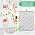 Cute Crabs Stars Dots Pot Holder Heat Resistant Mat Oven Hot Pads ...