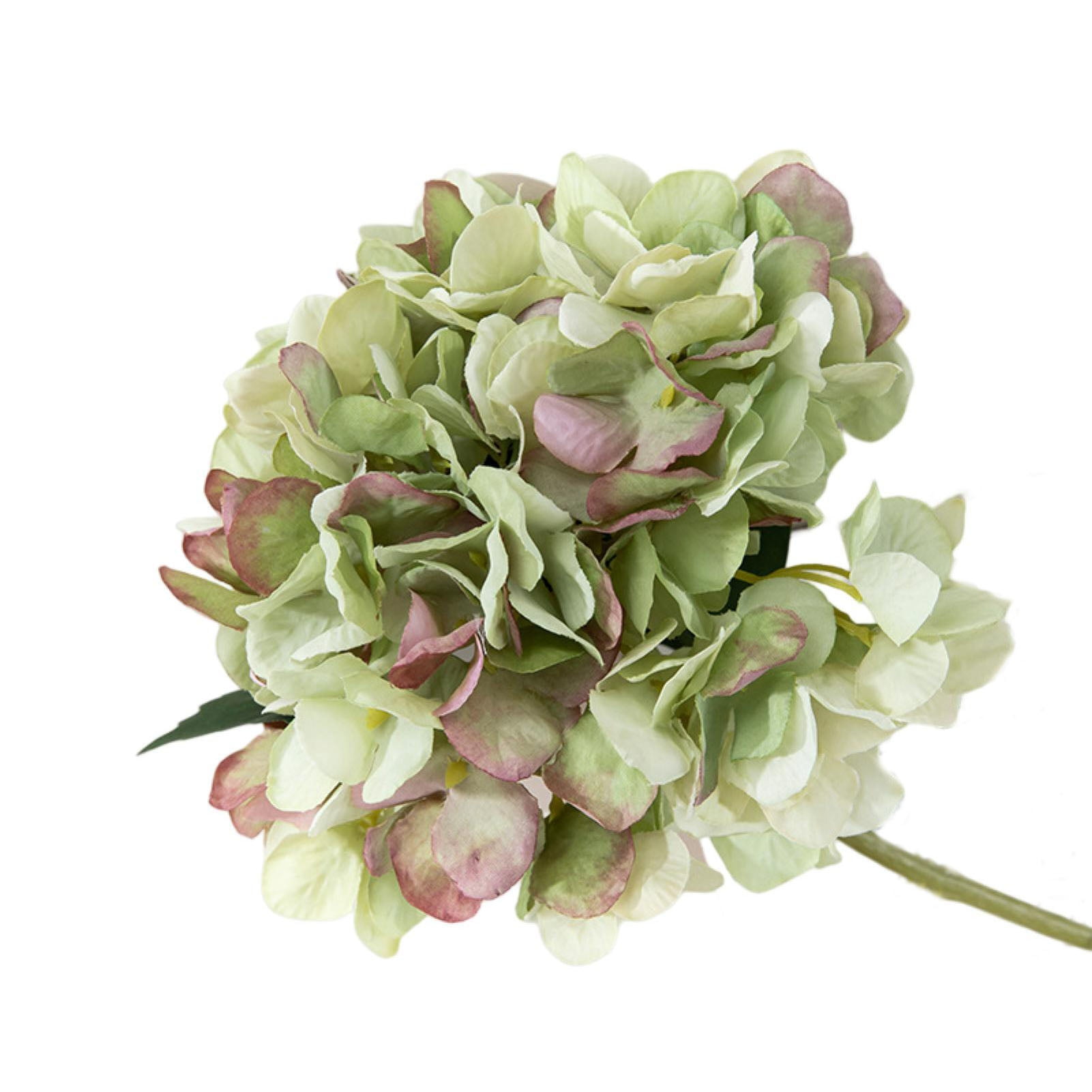 DISHAN Simulation Hydrangea Decorative Single Branch Practical Wedding ...
