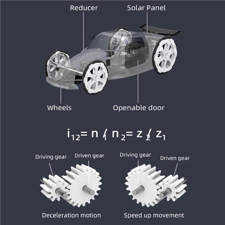 DIY Solar and Battery Powered Car Toy Eco-Engineering Science Assembly ...