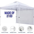 Instant Canopy Walls for 12x12 ft Pop Up Canopy Frame, 99% UV ...