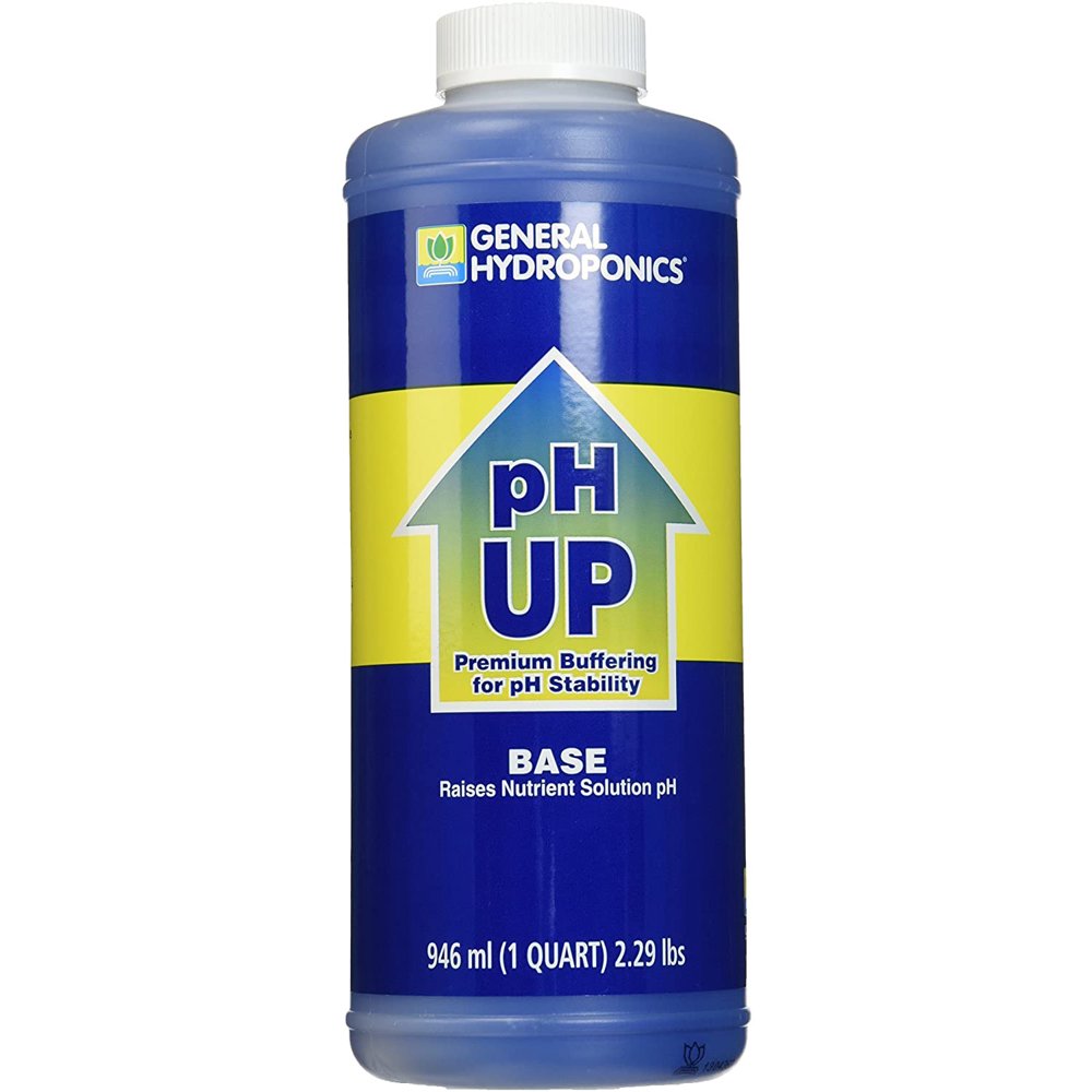 pH UP Liquid pH Adjuster - 1 Quart - by General Hydroponics ...