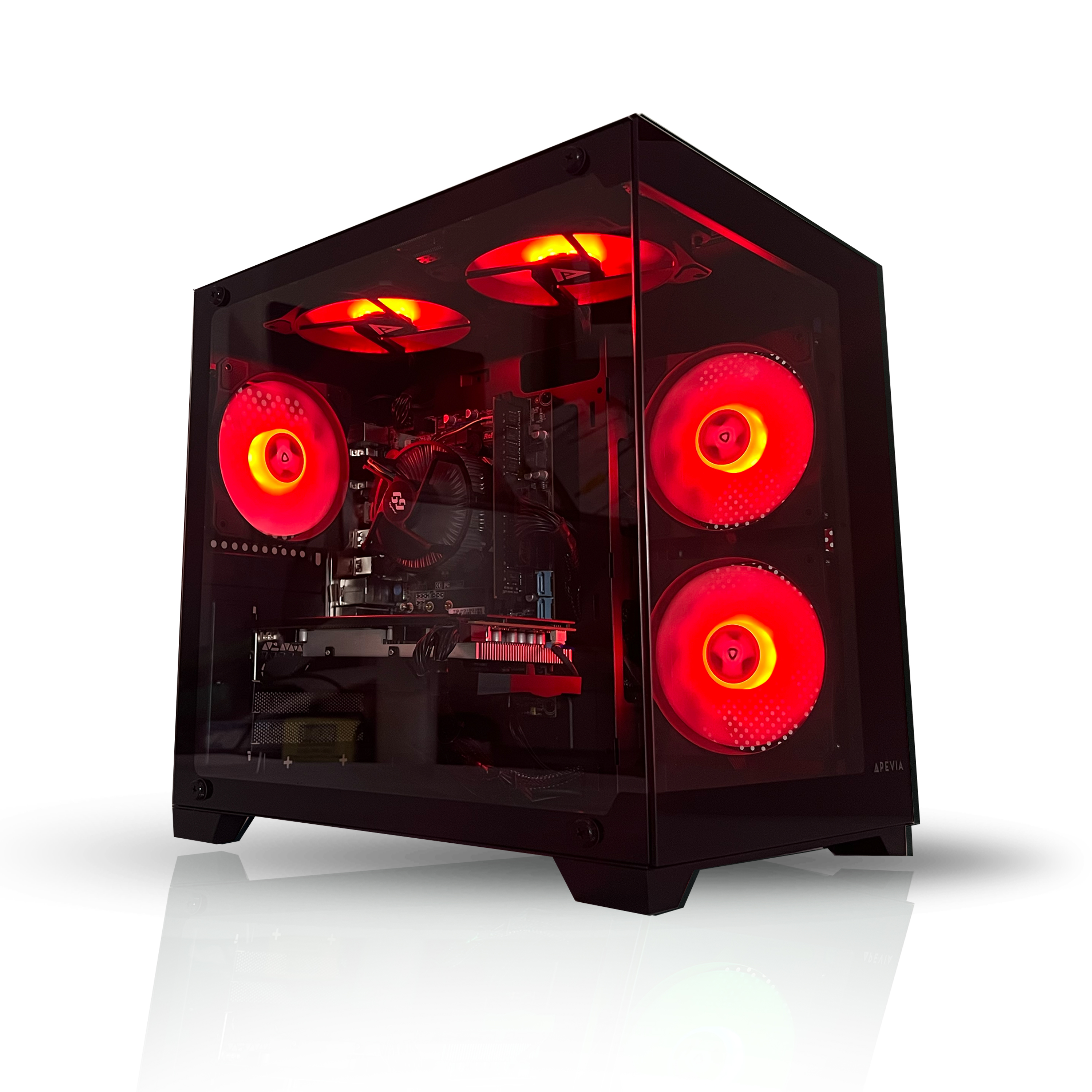 Red Gaming Computer