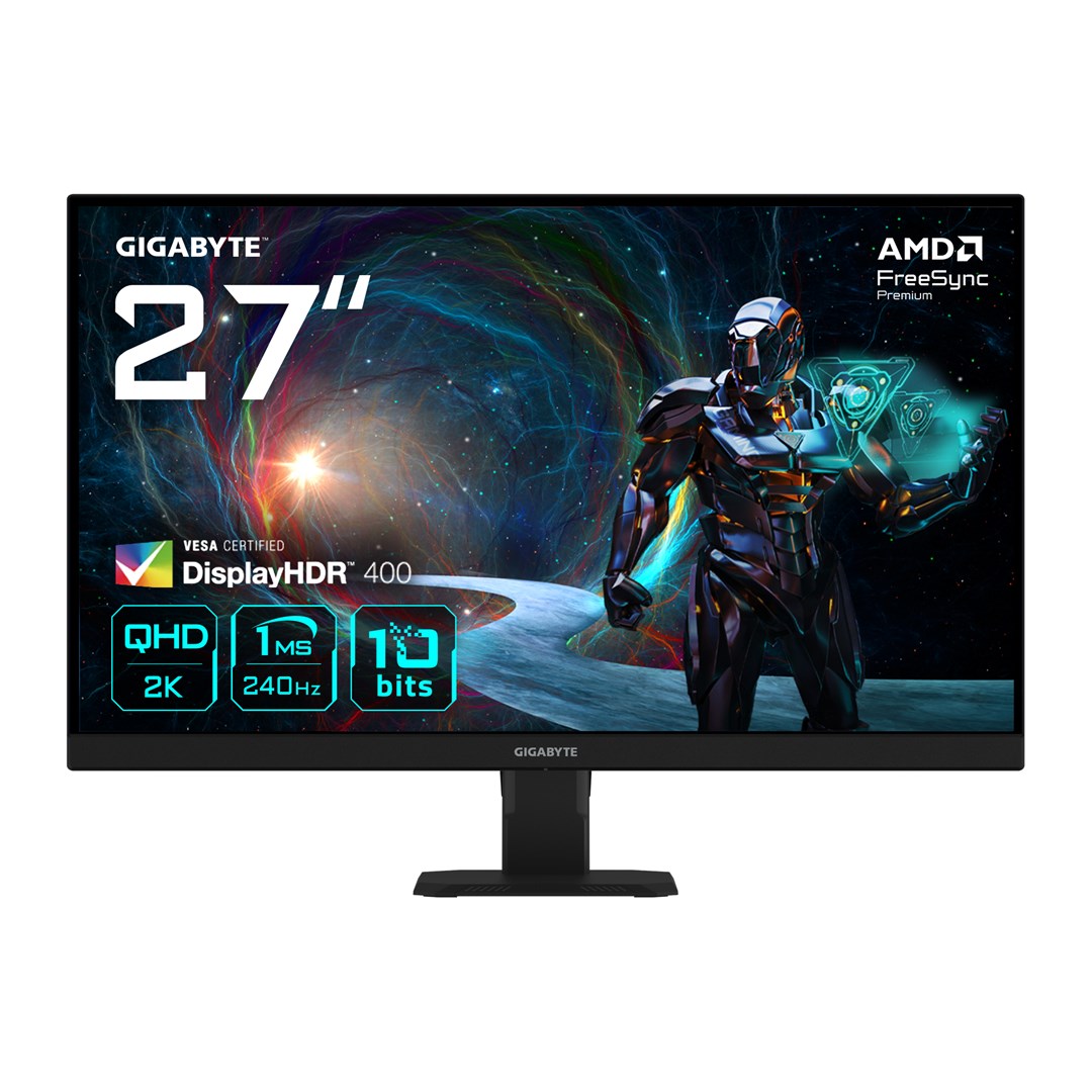 Gigabyte - GIGABYTE GS27QXA 27" QHD Gaming Monitor - 2560 x 1440, 240Hz ...