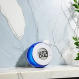 Raindrops Water Energy Clock Bathroom Mini Waterproof Alarm Digital ...