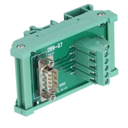 Henmomu DB9 To Terminal Connector Adapter Plate PCB Board Straight Male ...