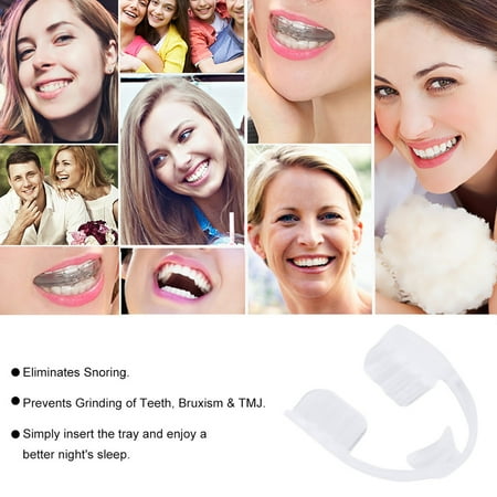 Universal Night Sleep Mouth Guard Stop Teeth Grinding Anti Snoring ...