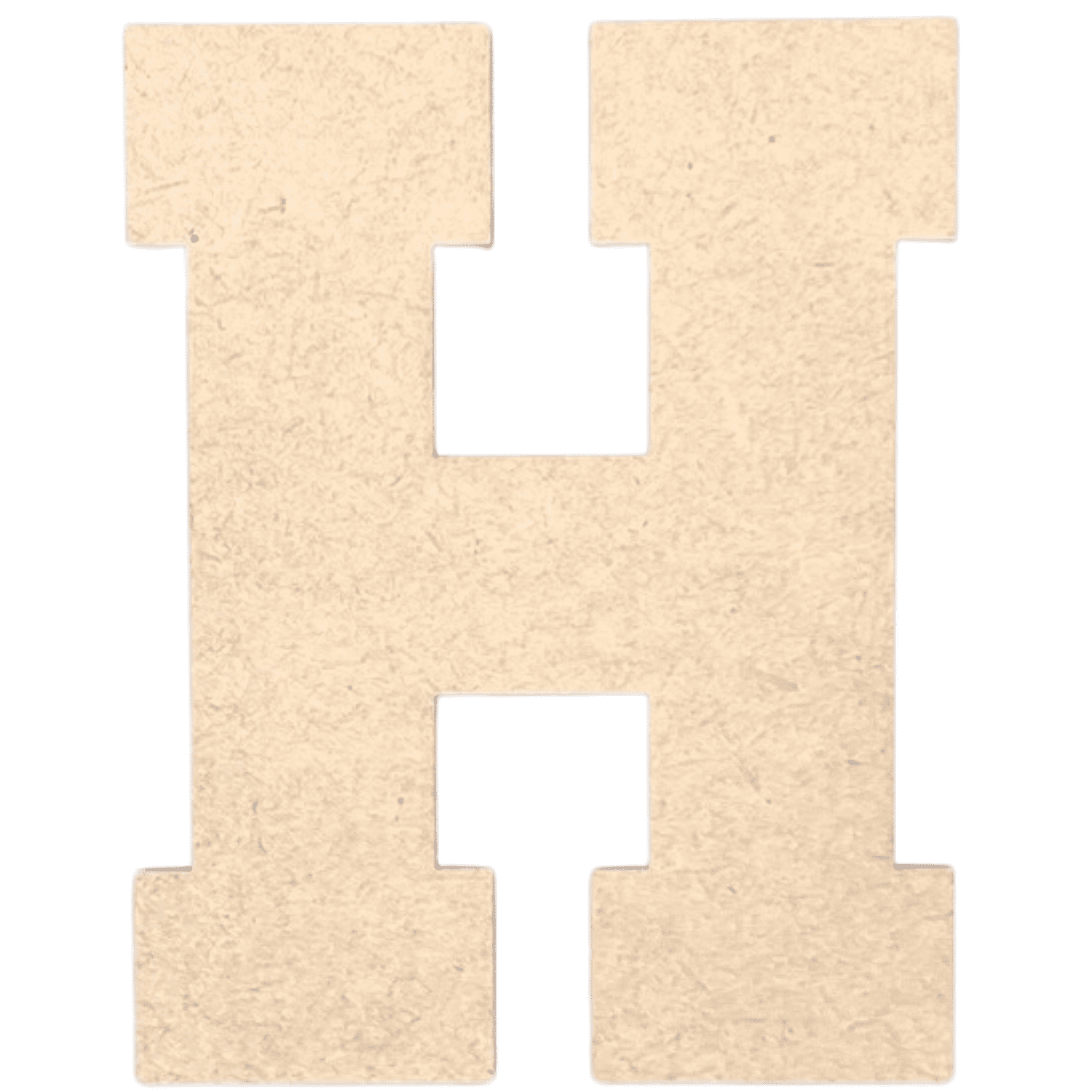 Krafty Supply - 4" Tall MDF Letter H | 1/4" Thick |Collegiate|Wooden ...
