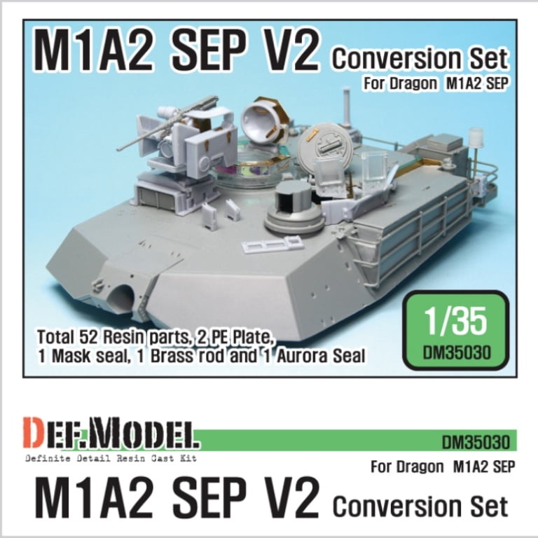 DEF Model 1:35 M1A2 SEP V2 Conversion set for Dragon #DM35030 - Walmart.com