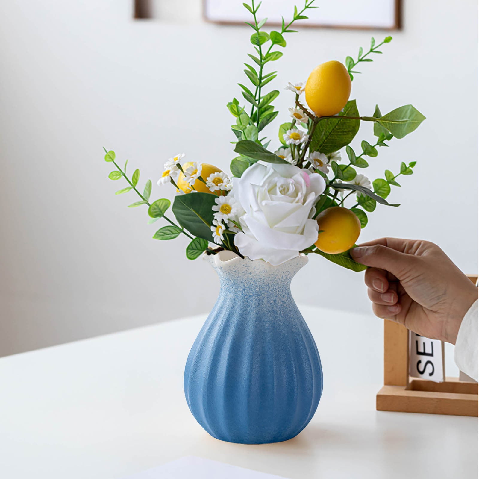 Click here for Iumwxz Vase Ceramic Vase Hydroponic Ceramic Vase L... prices