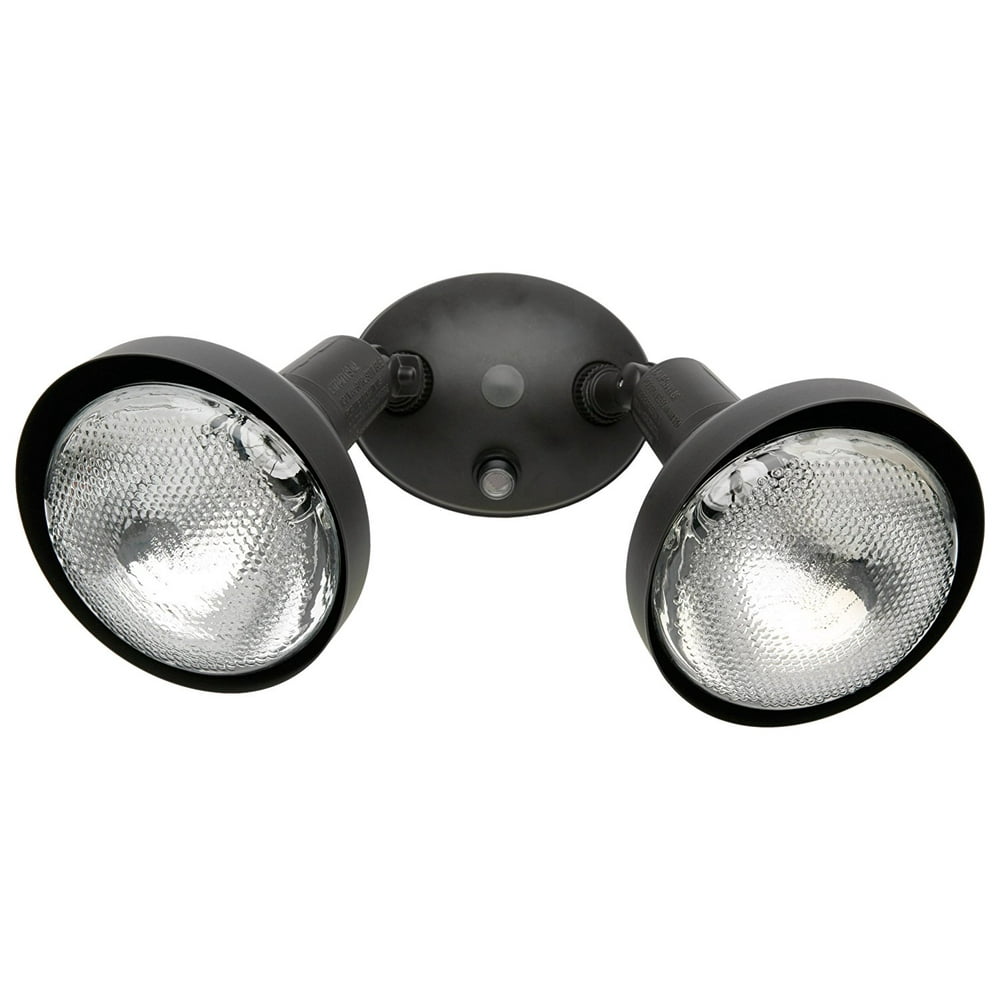 Woods L-1641BR Decorative 300-Watt Incandescent Double Floodlight with ...