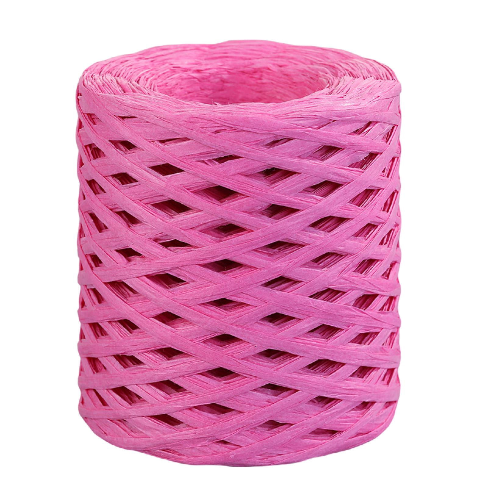 Manunclaims 1 Roll Paper Cord Recyclable DIY Clear Texture Hand-knitted ...