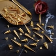 2 Styles Alloy Rivets Set with Screw Shape Cone Screw Back Rivet for ...