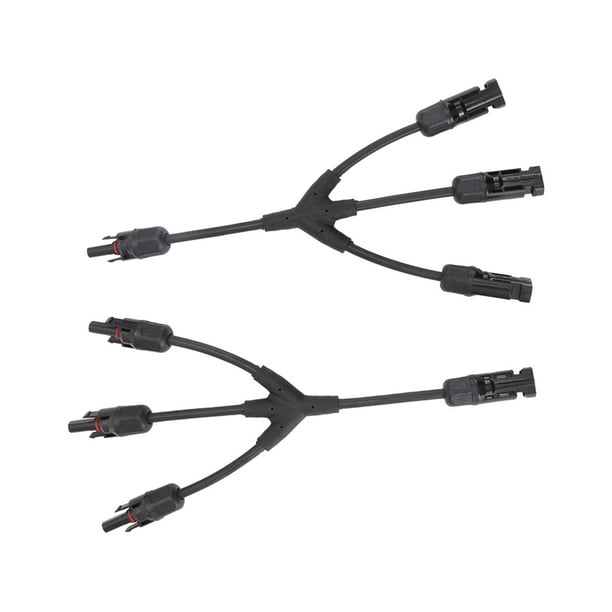 Splitter Solar Cable Plug,2 PCS Y Branch Y Branch Solar Connectors ...
