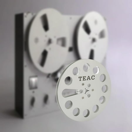 FYBTO 1/4 7 Inch Empty Plastic Take Up Reel to Reel Small Hub, 11 Holes ...