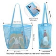 Livhil Large Summer Mesh Tote Bag, Foldable, Waterproof, Sandproof for ...