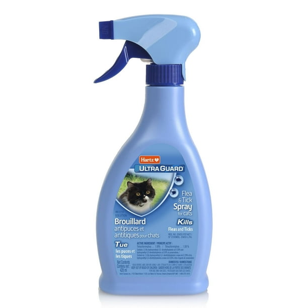 Hartz Ultra Guard Flea & Tick Cat Spray 428ml, Flea & Tick Spray for ...