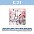 16 Inch Wall Clock Battery Operated Square Clock Decorative for Office ...